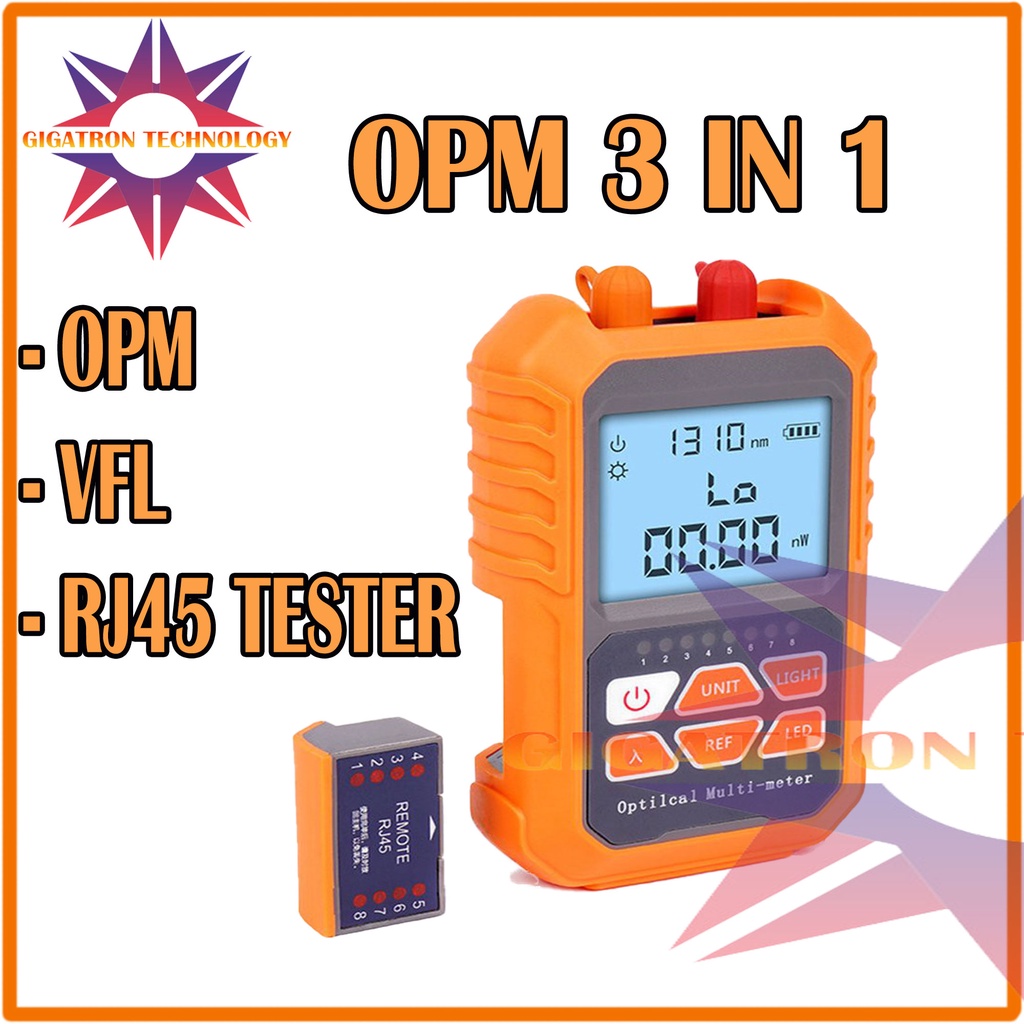 Jual OPM 3 in 1 Fiber Optik Optical Power Meter VFL Network Cable Test ...