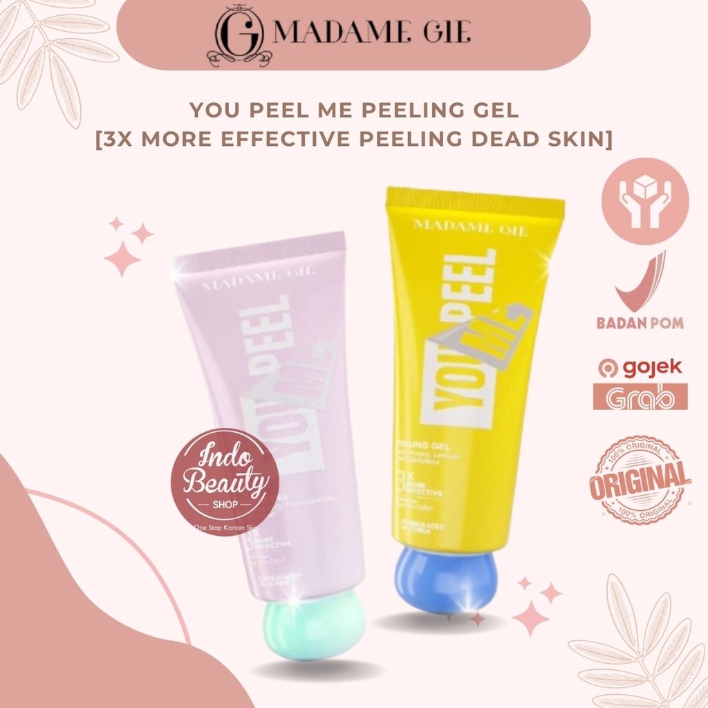 Jual Madame Gie Madame You Peel Me Peeling Gel [3X More Effective Peeling Dead Skin ...