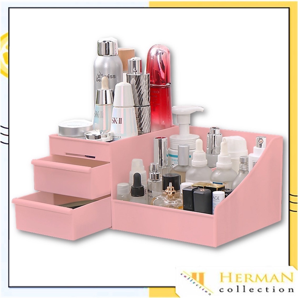 Jual HC RAK MAKE UP KOSMETIK MULTIFUNGSI RAK BIG BIKOS KOSMETIK RAK ...