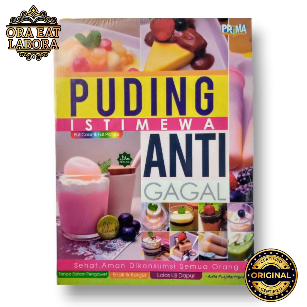 Jual Buku Resep Masakan Original Puding Istimewa Anti Gagal - Ora Eat ... Jual Buku Resep Masakan Original Puding Istimewa Anti Gagal - Ora Eat ...
