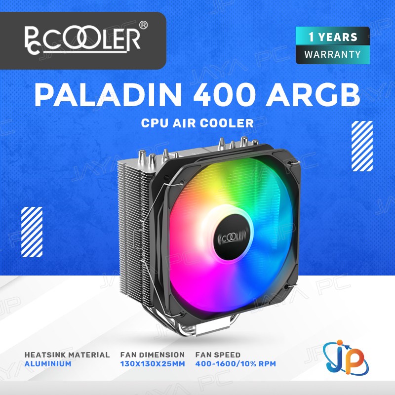 Jual PCCOOLER Paladin 400 ARGB - Tower CPU Air Cooler Fan | Shopee ...
