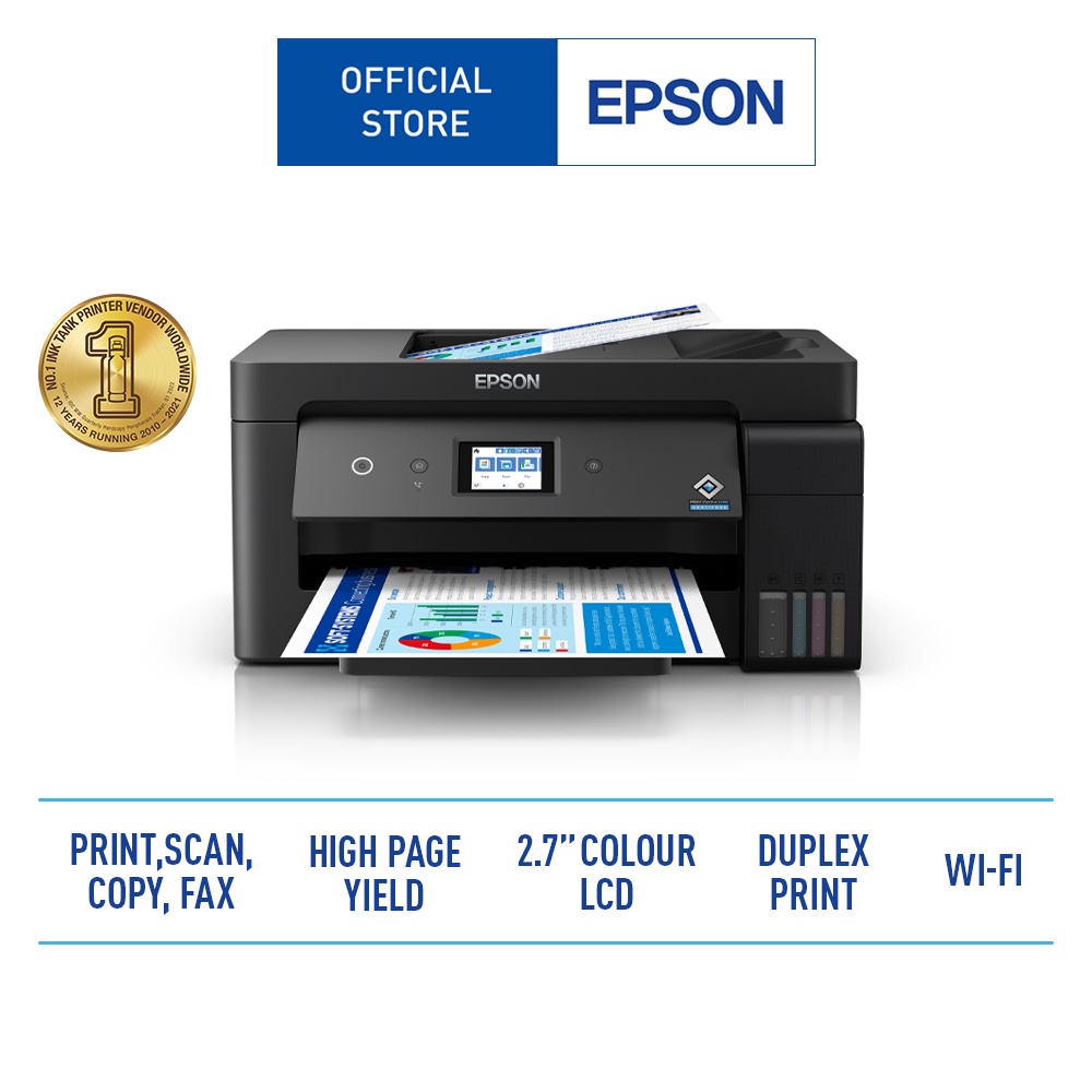 Jual Epson Printer L14150 A3+ (Flatbed Up to F4) All in One WiFi Duplex ...
