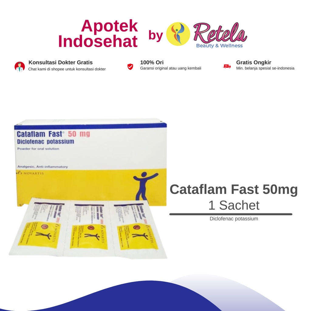 Jual CATAFLAM POWDER 50GR | Shopee Indonesia