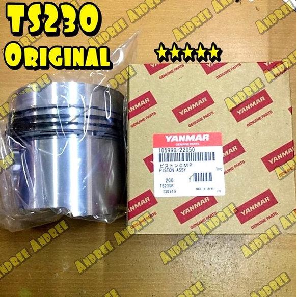 Jual TS230 Piston - Seher with Ring Yanmar TS-230 TS 230 Original | Shopee Indonesia