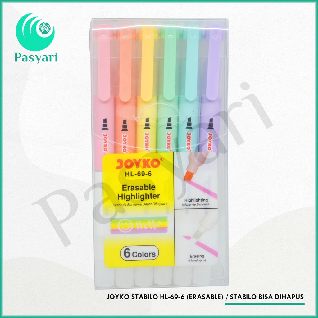 Jual JOYKO STABILO HL-69-6 (ERASABLE) / stabilo bisa dihapus | Shopee Indonesia