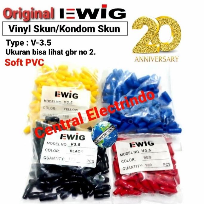 Jual Vinyl Skun Kabel EWIG V-3.5 (1pak 100pcs). | Shopee Indonesia