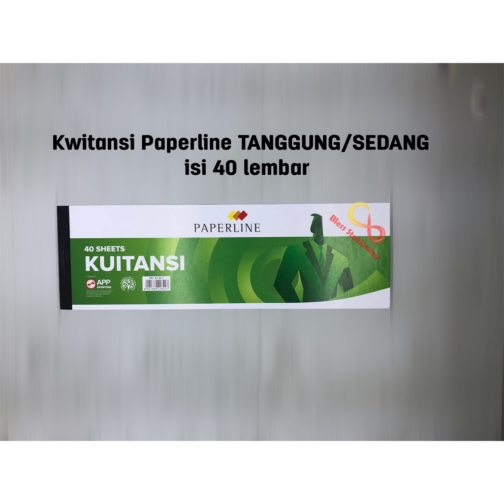 Jual Buku kwitansi TANGGUNG Paperline buku kuitansi sedang Sidu PPL | Shopee Indonesia