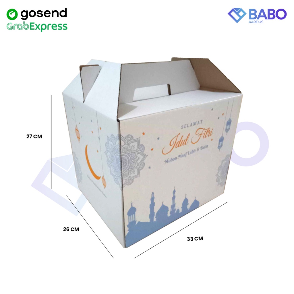 Jual Kardus Parcel Jinjing/Tenteng/Gable 33x26x27 cm Dus/Box/Parcel ...