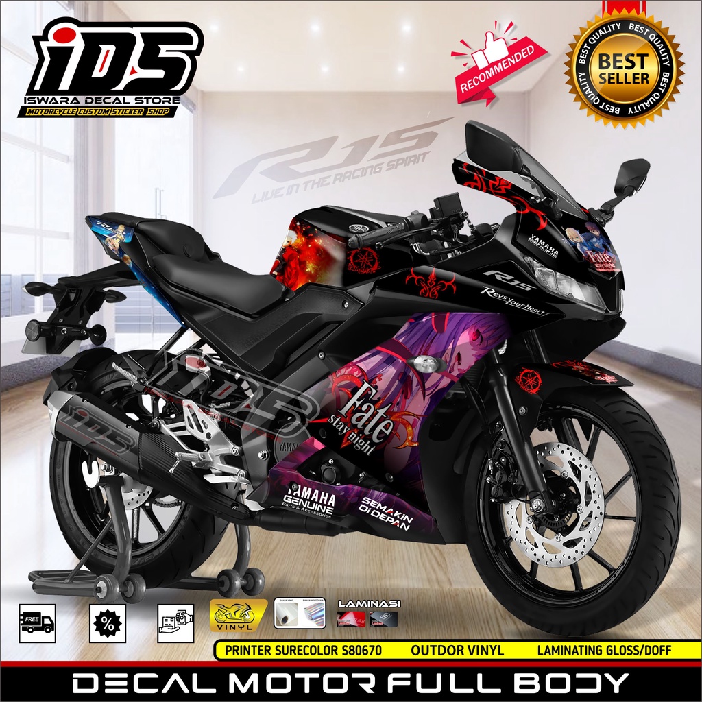Jual Decal R15 V3 Full Body Stiker R15 V3 Full Body Dekal R15 V3 Anime ...