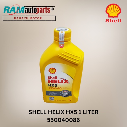 Jual SHELL HELIX HX5 15W-40 ORIGINAL 1 LITER | Shopee Indonesia