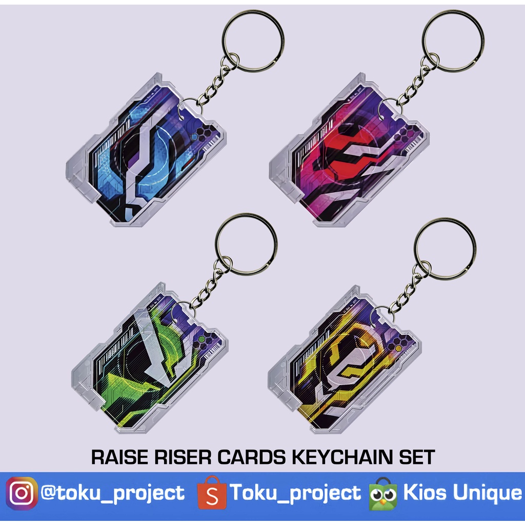 Jual GANTUNGAN KUNCI Raise Riser Cards Kamen Rider Geats | Shopee Indonesia