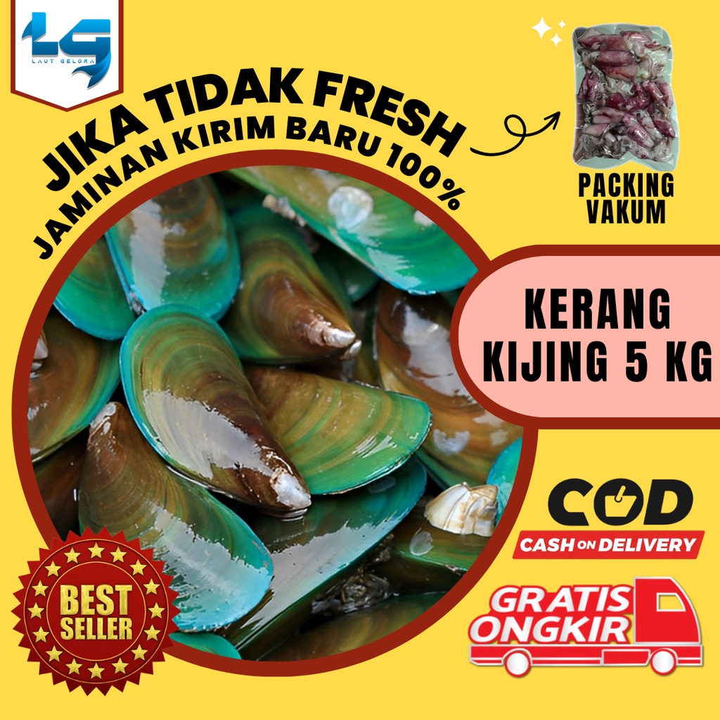 Jual Kerang Hijau 5 KG MURAH!! Super segar fresh | Shopee Indonesia