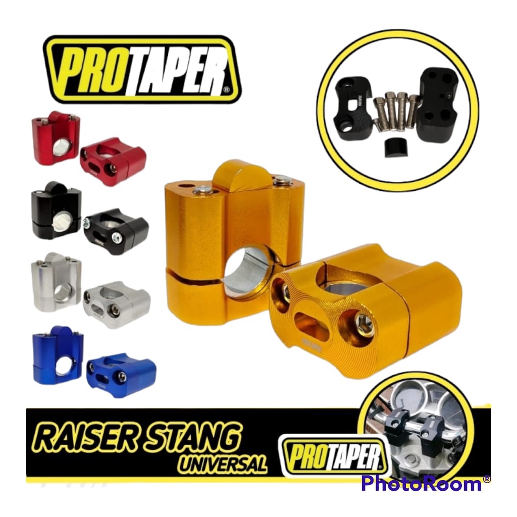 Jual Raiser peninggi stang fatbar full cnc plus ring universal | Shopee ...