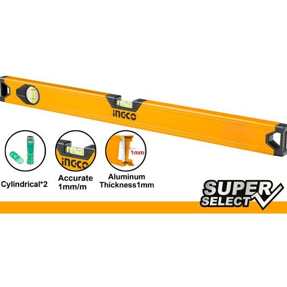 Jual WATERPAS 100CM 40" WATERPASS ALUMINIUM SPIRIT LEVEL INGCO HSL18100 ...