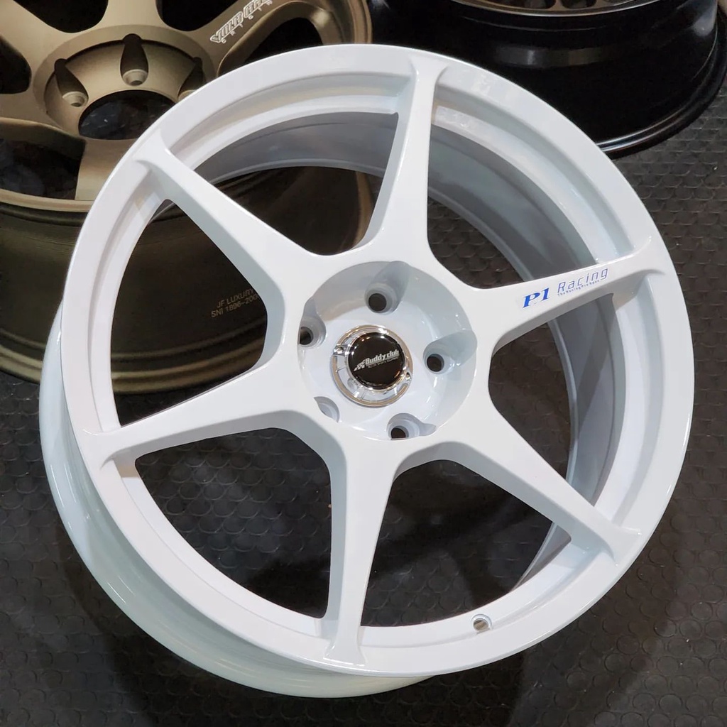 Jual velg racing Buddyclub P1 Ring 18x8,5 ET 38 PCD 5x114 velg mobil ...