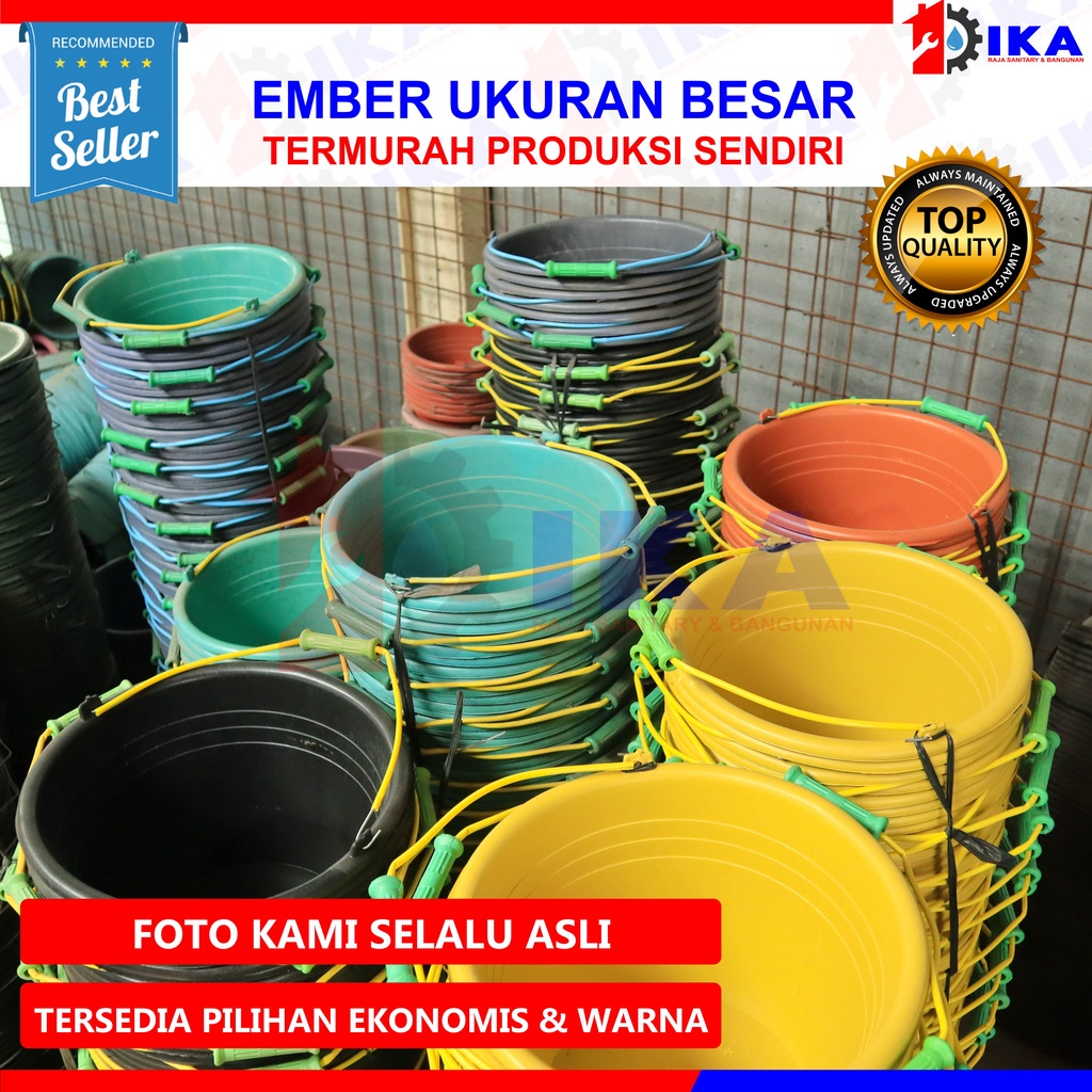 Jual EMBER TERMURAH ! Ember cor hijau / ember murah / ember cupang ...