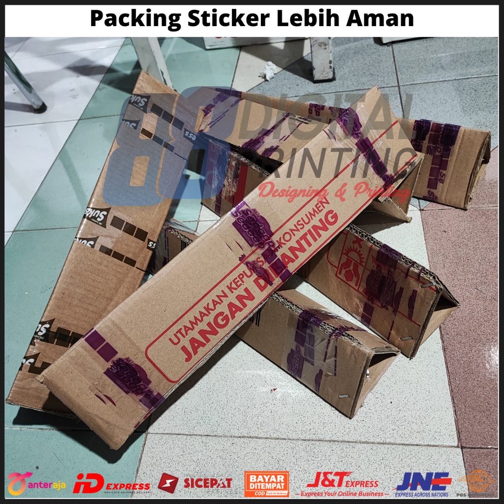 Jual Packing Stiker Dus Segitiga Packing Aman | Shopee Indonesia