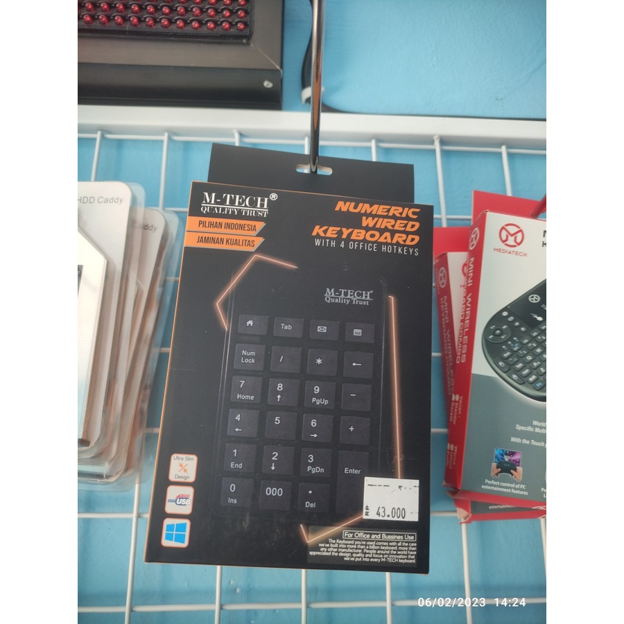 Jual KEYBOARD NUMERIC USB MTECH | Shopee Indonesia