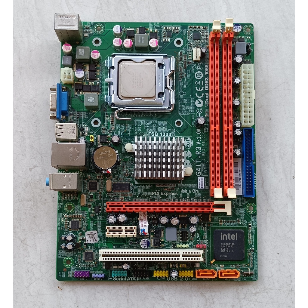 Jual Motherboard Mainboard Mobo ECS G41 LGA 775 DDR3 | Shopee Indonesia
