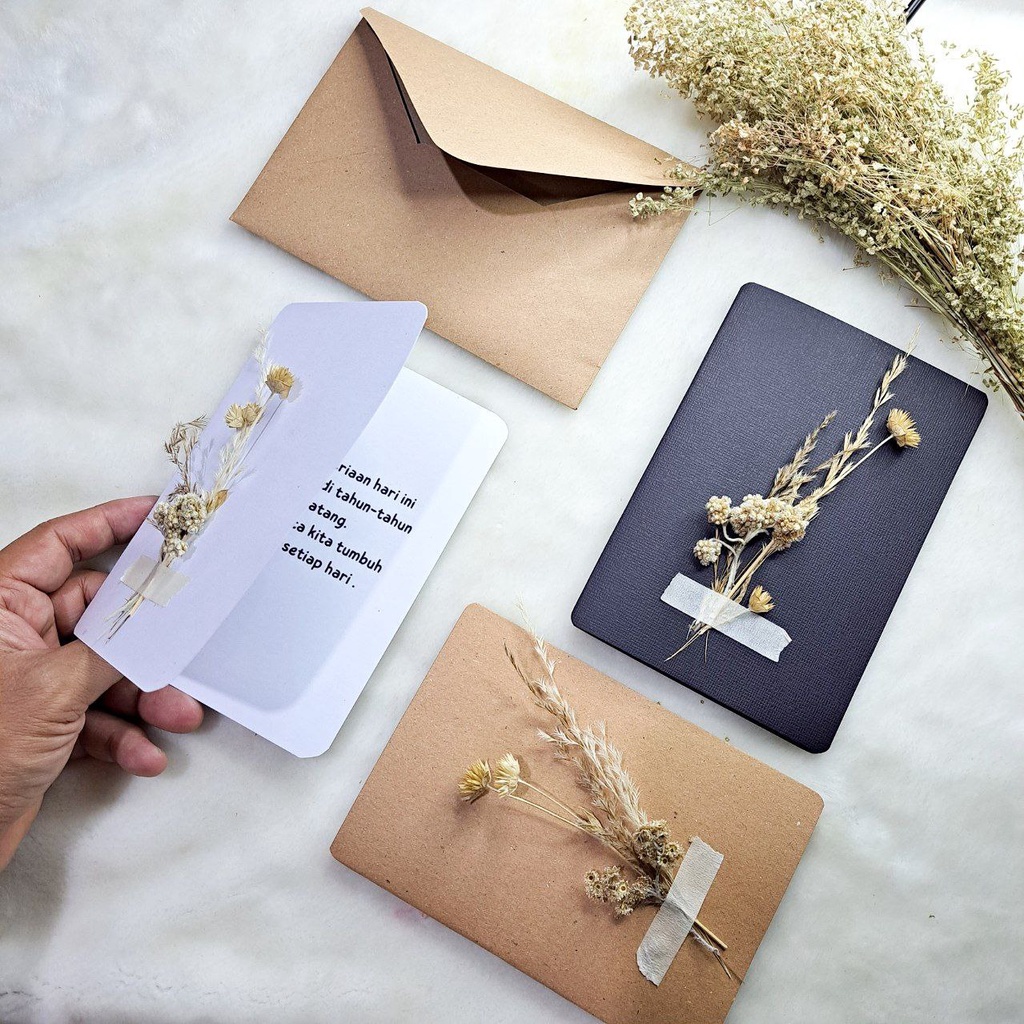 Jual greeting card part 2 / kartu ucapan custom / 10x15 cm A6 | Shopee ...