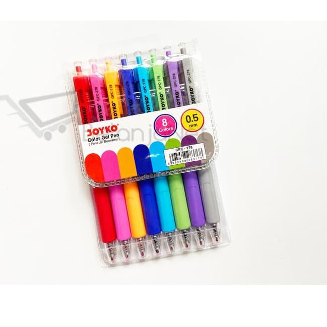Jual Segera Order Pen Warna | Pulpen Warna | Color Gel Pen Joyko GPC ...