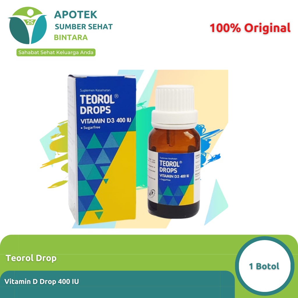 Jual Teorol drop | L-Vit Vitamin D Drop 400 IU – Tetes Vitamin D untuk ...