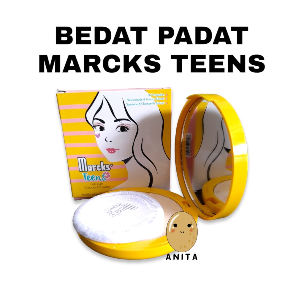 Jual MARCKS TEENS COMPACT POWDER 12 GR / BEDAK PADAT MARCKS | Shopee ...