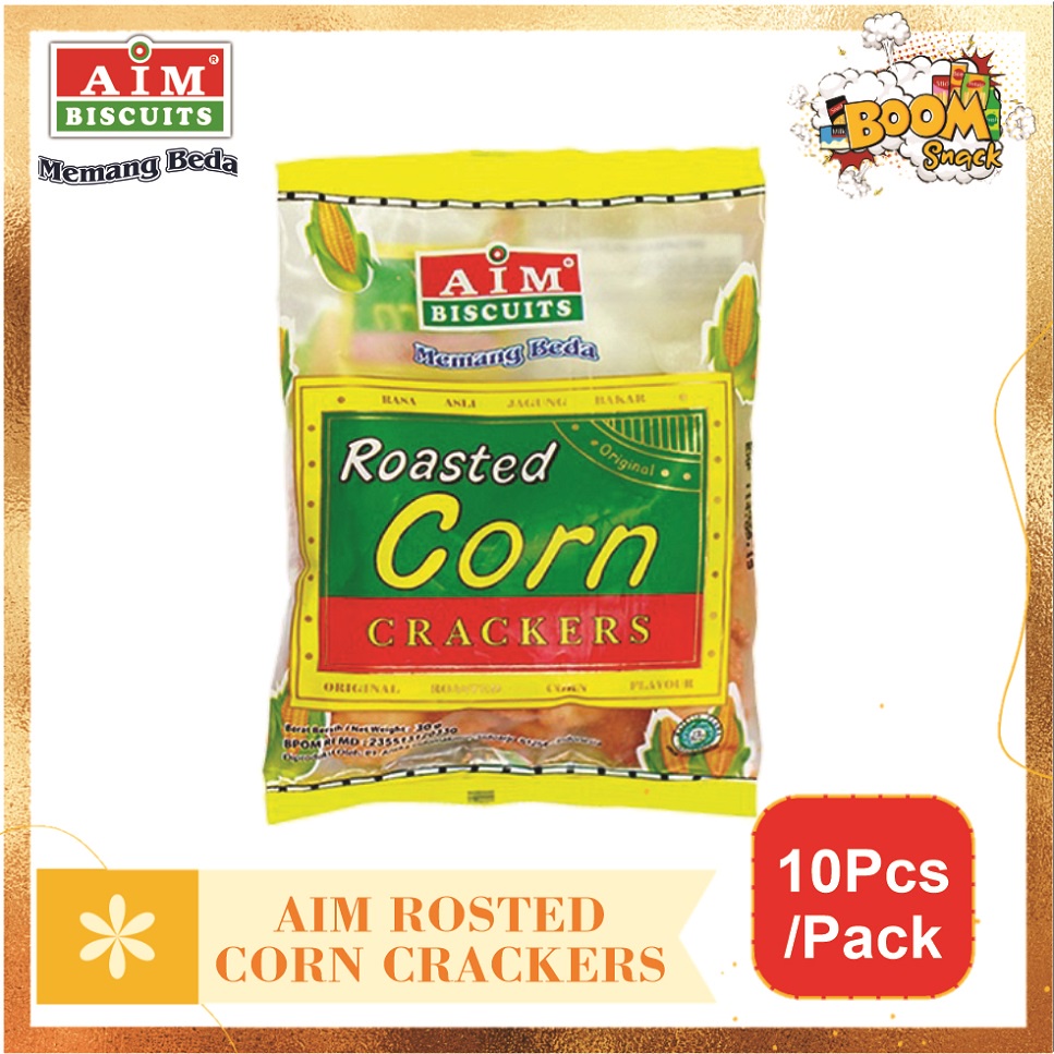 Jual AIM Rosted Corn Crakers Kemasan 35 gram isi 10pcs | Shopee Indonesia