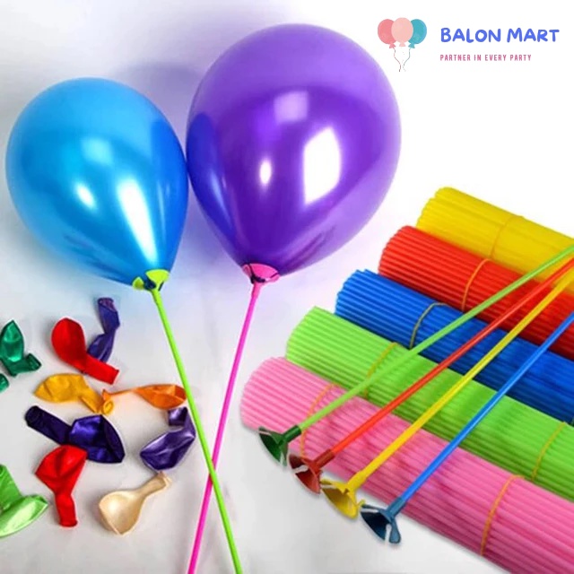 Jual [GROSIR] Stik Balon / Stick Balon/ Pegangan Balon / Gagang Balon ...