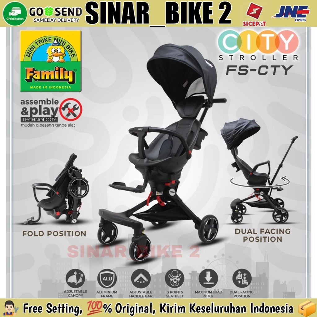Jual Magic Stroller Exotic LW-118 Kereta Dorong Stroller Bisa Dua Arah ...