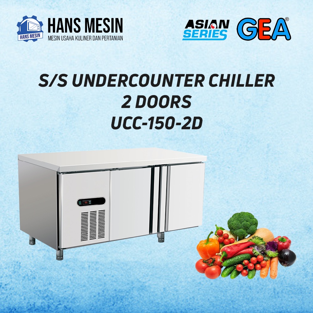 Jual UNDERCOUNTER CHILLER GEA 2 DOORS UCC-150-2D GEA | Shopee Indonesia