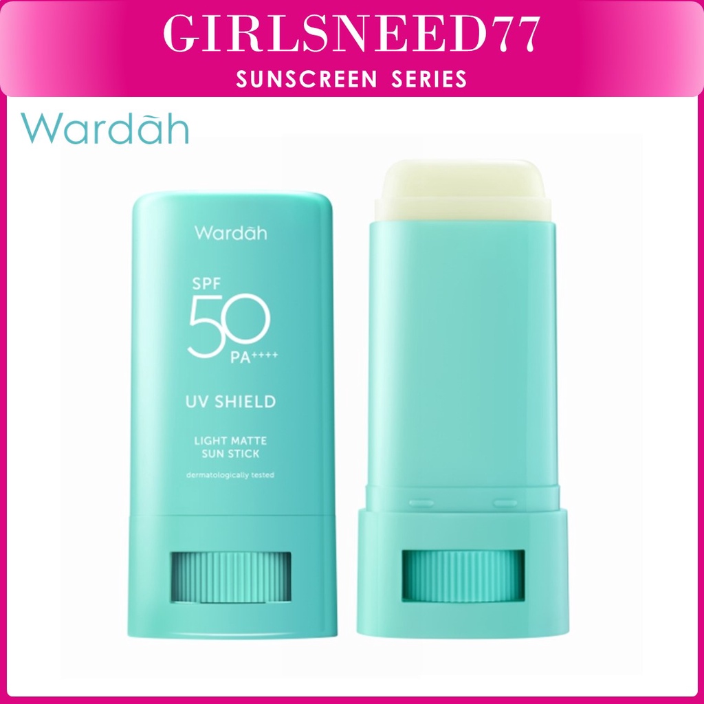 Jual Wardah UV Shield Light Matte Sun Stick 22 g Girlsneed77 COD ...