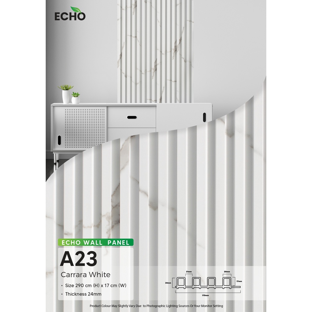 Jual Wallpanel Echo Wood / Wall 3D Panel Salur Motif Kayu Tinggi 145 cm | Shopee Indonesia