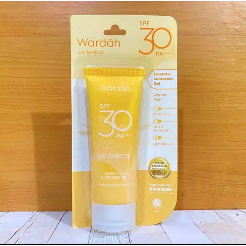 Jual WARDAH UV SHIELD SUNSCREEN GEL SPF 30/35 / SUNSCREEN WARDAH ...