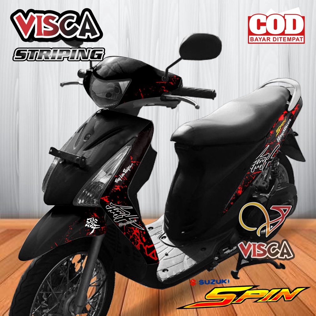 Jual Stiker Striping Suzuki Spin 125 Variasi Hayabusa | Shopee Indonesia