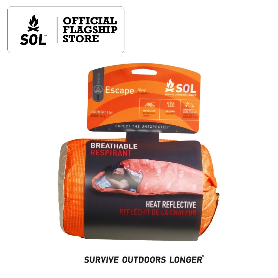 Jual SOL® Escape Bivvy™ Survive Outdoors Longer® Survival | Shopee ...