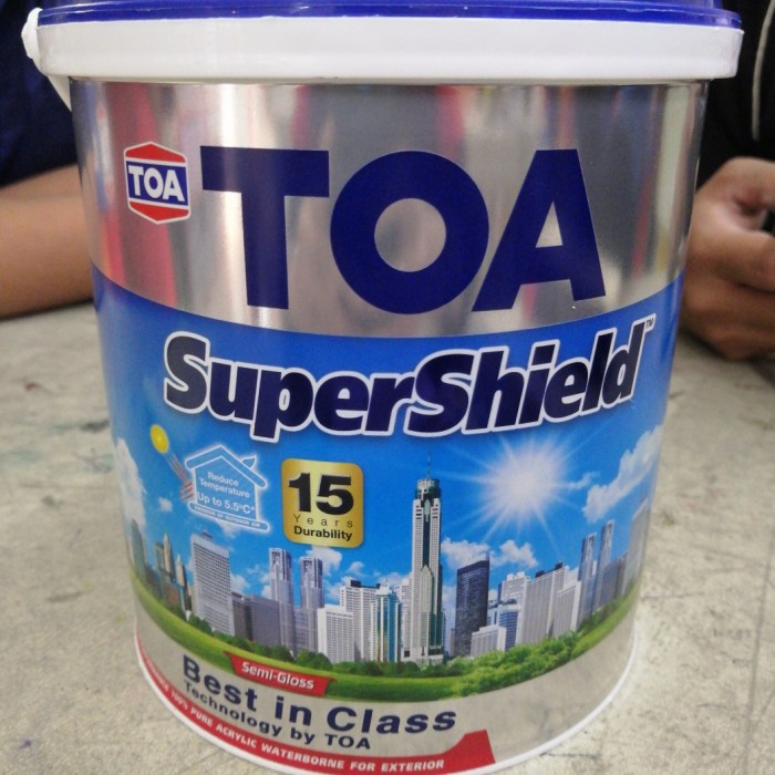 Jual TERBARU CAT TEMBOK TOA SUPERSHIELD 20L CAT TINTING EXTERIOR SEMI ...