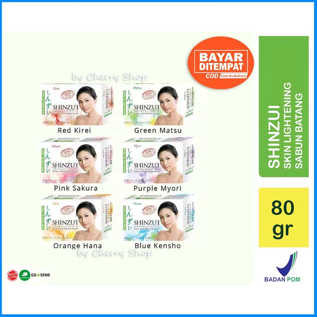 Jual [SABUN BATANG | 80GR | BPOM] SHINZUI Skin Lightening Bar Soap 80gr ...