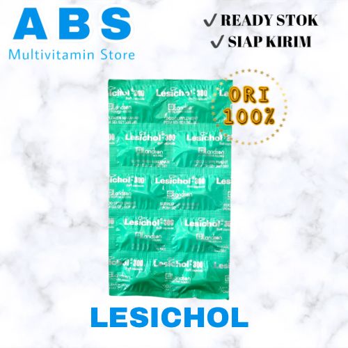 Jual Lesichol 300 mg strip isi 10 kapsul | Shopee Indonesia
