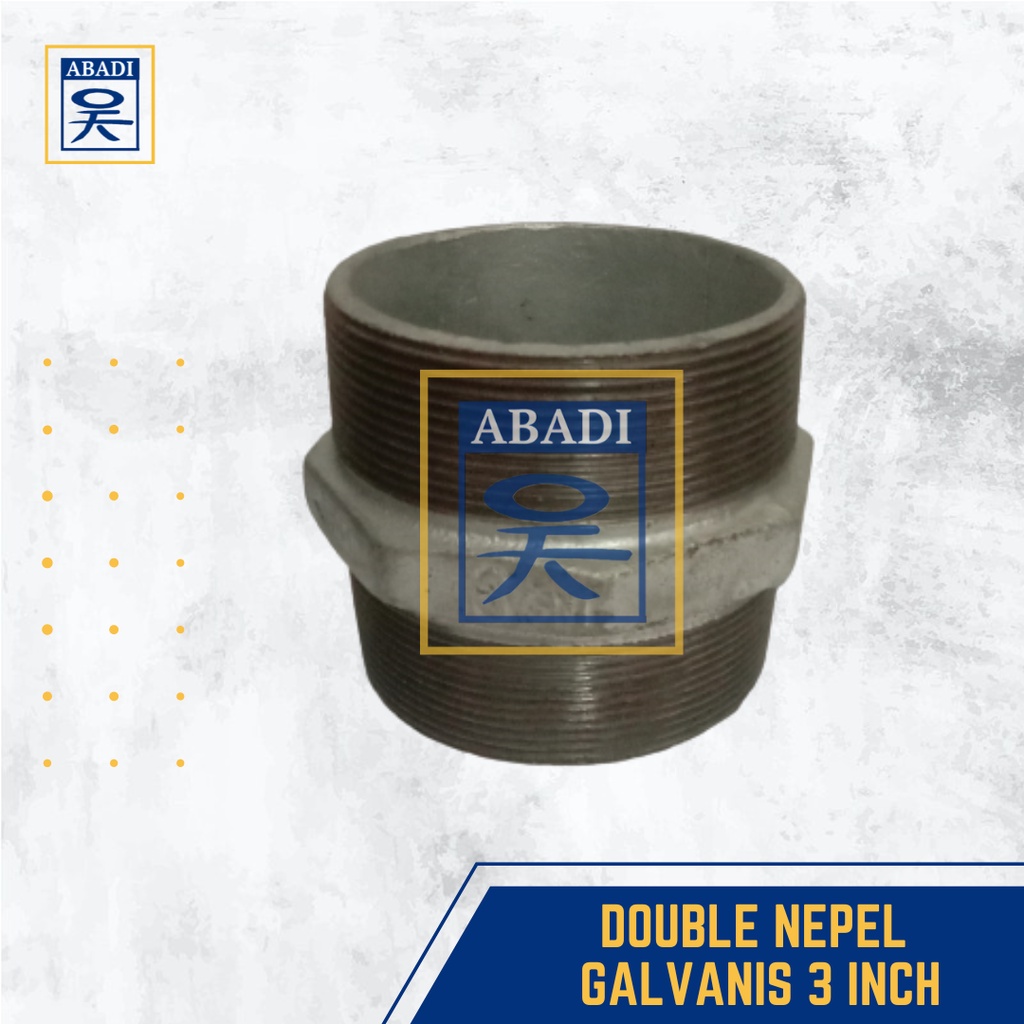 Jual DOUBLE NEPEL GALVANIS 3 INCH | Shopee Indonesia
