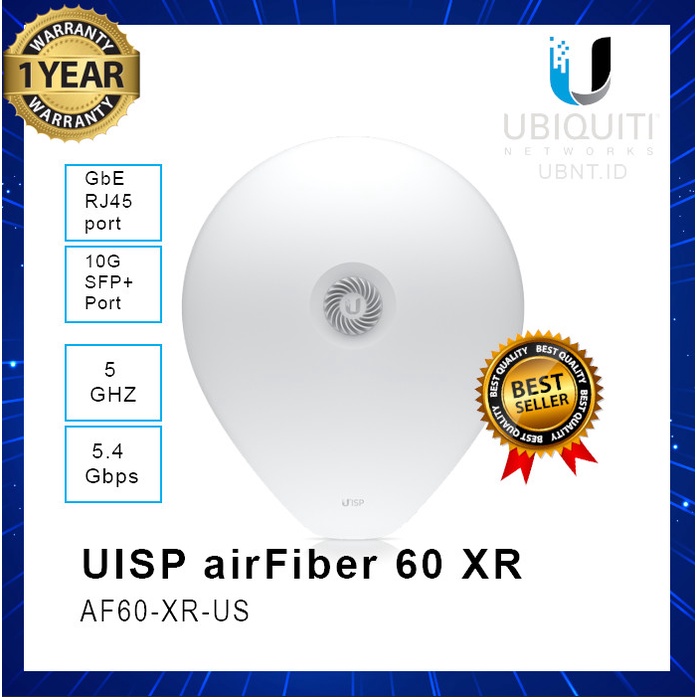 Jual UISP airFiber 60 XR AF60-XR-EU Point to Point Backhaul Airfiber ...