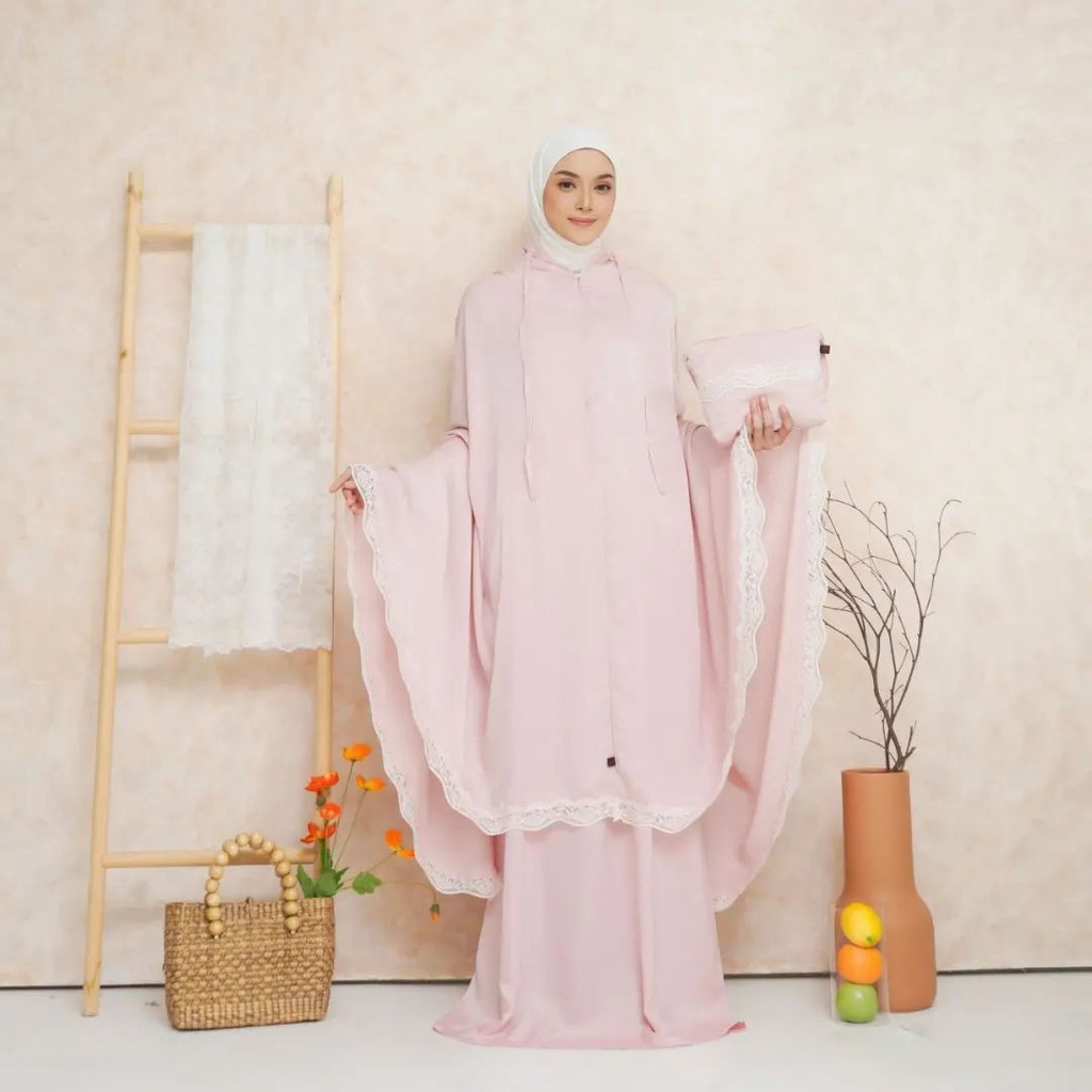 Jual Mukena Dewasa 2 in 1 Bahan Santorini Silk | Shopee Indonesia
