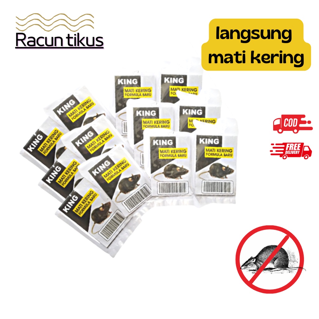 Jual Racun Tikus KING Mati Kering New Formula | Shopee Indonesia