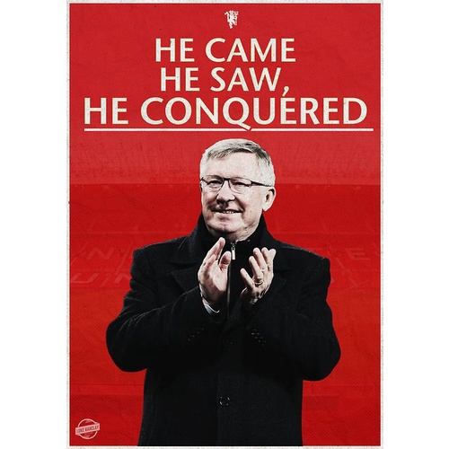 Jual POSTER BOLA ALEX FERGUSON (BISA custom GAMBAR) | Shopee Indonesia