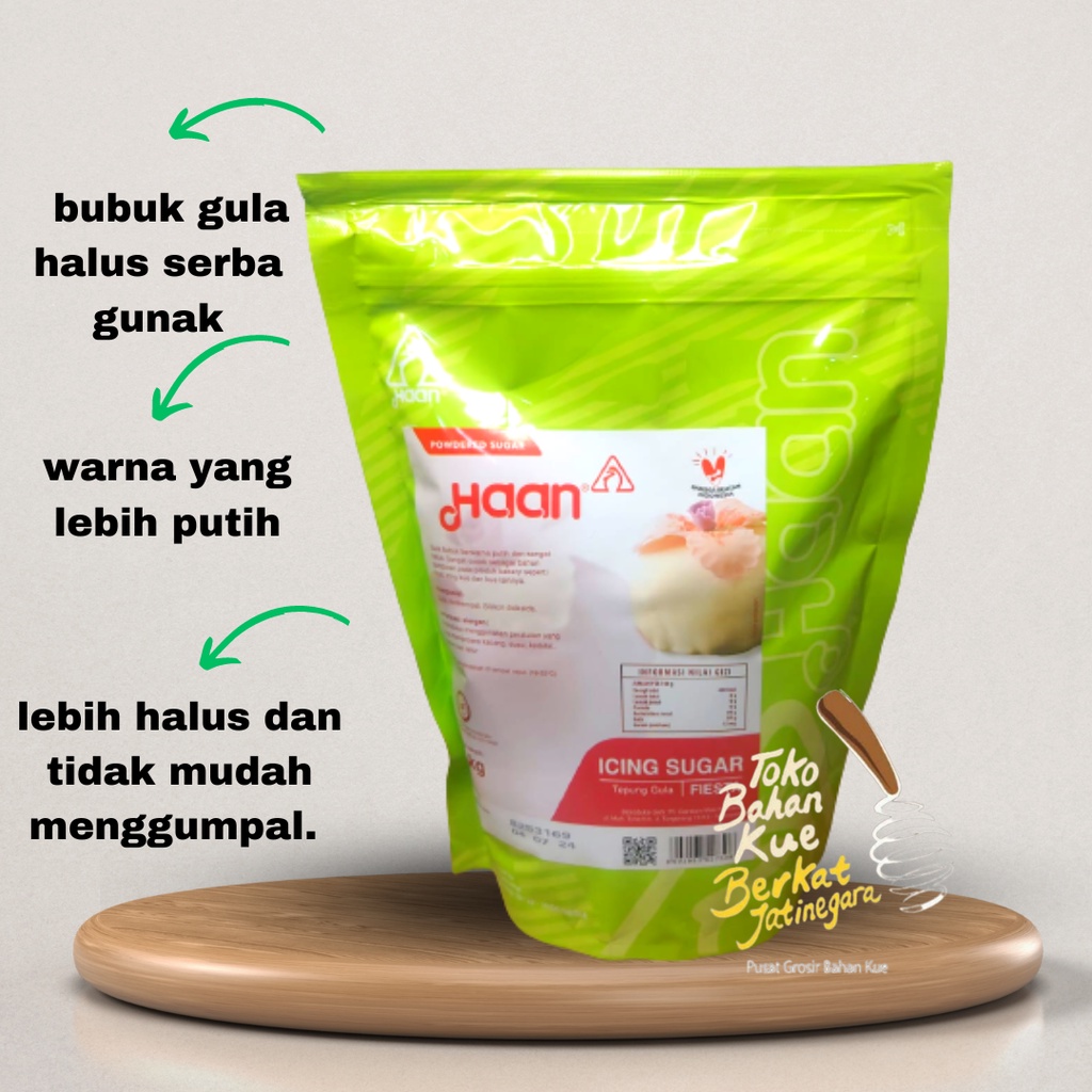 Jual HAAN ICING SUGAR FIESTA 1 KG / ICING SUGAR | Shopee Indonesia