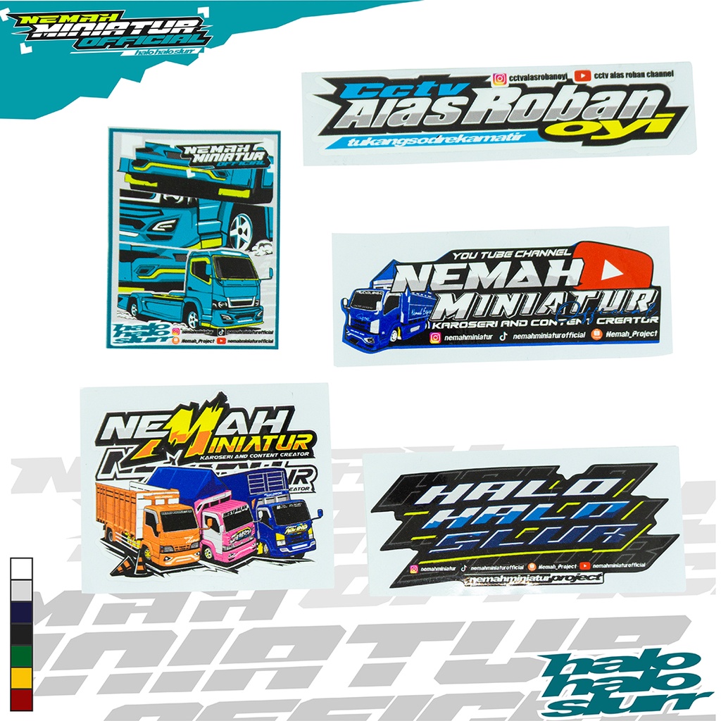 Jual Sticker Pack Nemah Miniatur Official | Shopee Indonesia