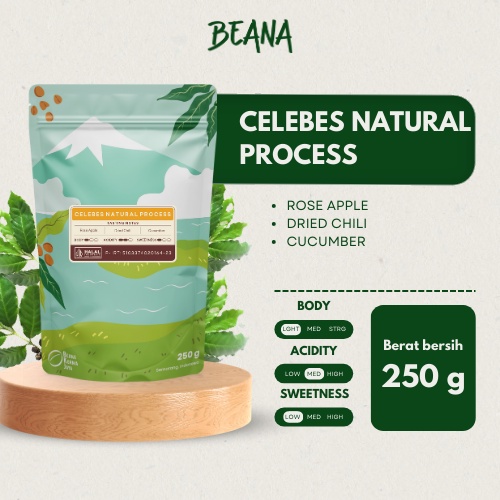 Jual Beana Roastery - Celebes Natural Arabica Coffee Roasted Beans ...