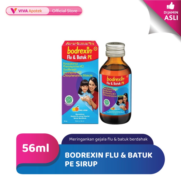 Jual Bodrexin Flu & Batuk Pe Syr 56Ml | Shopee Indonesia