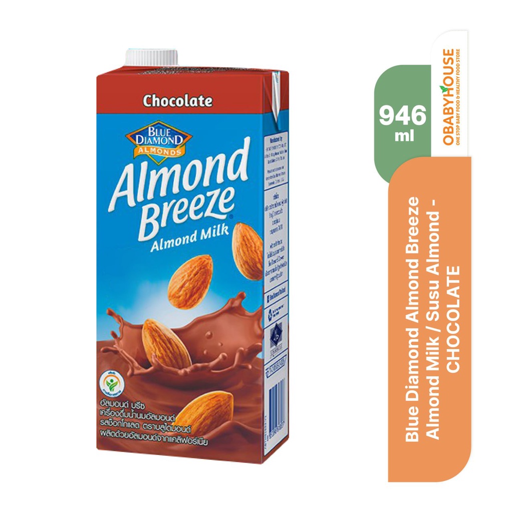 Jual Blue Diamond Almond Breeze Almond Milk / Susu Almond 946ml - CHOCOLATE | Shopee Indonesia
