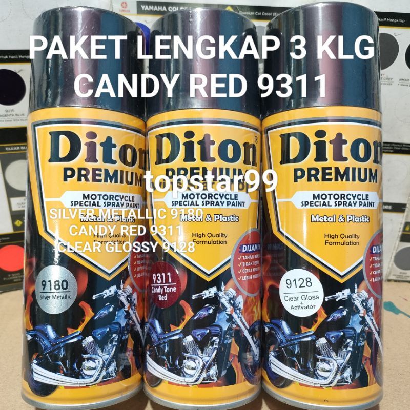 Jual Diton Premium Paket 3 Kaleng 400cc Ready Berbagai Varian Warna ...